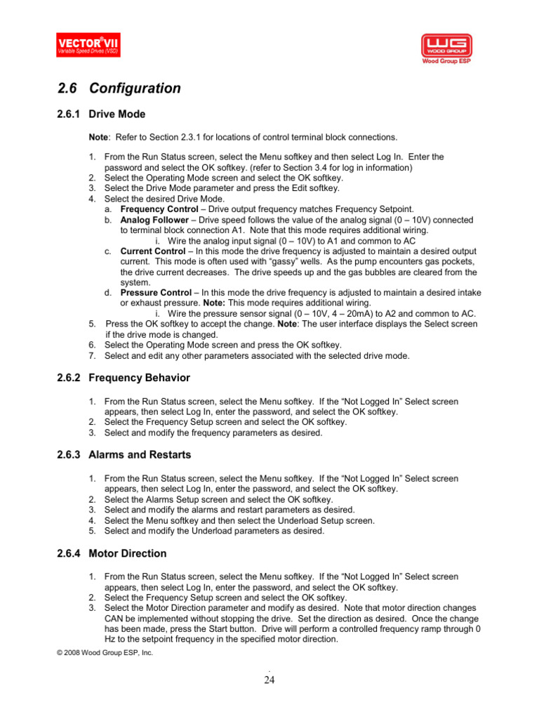 VSD Configuration | PDF
