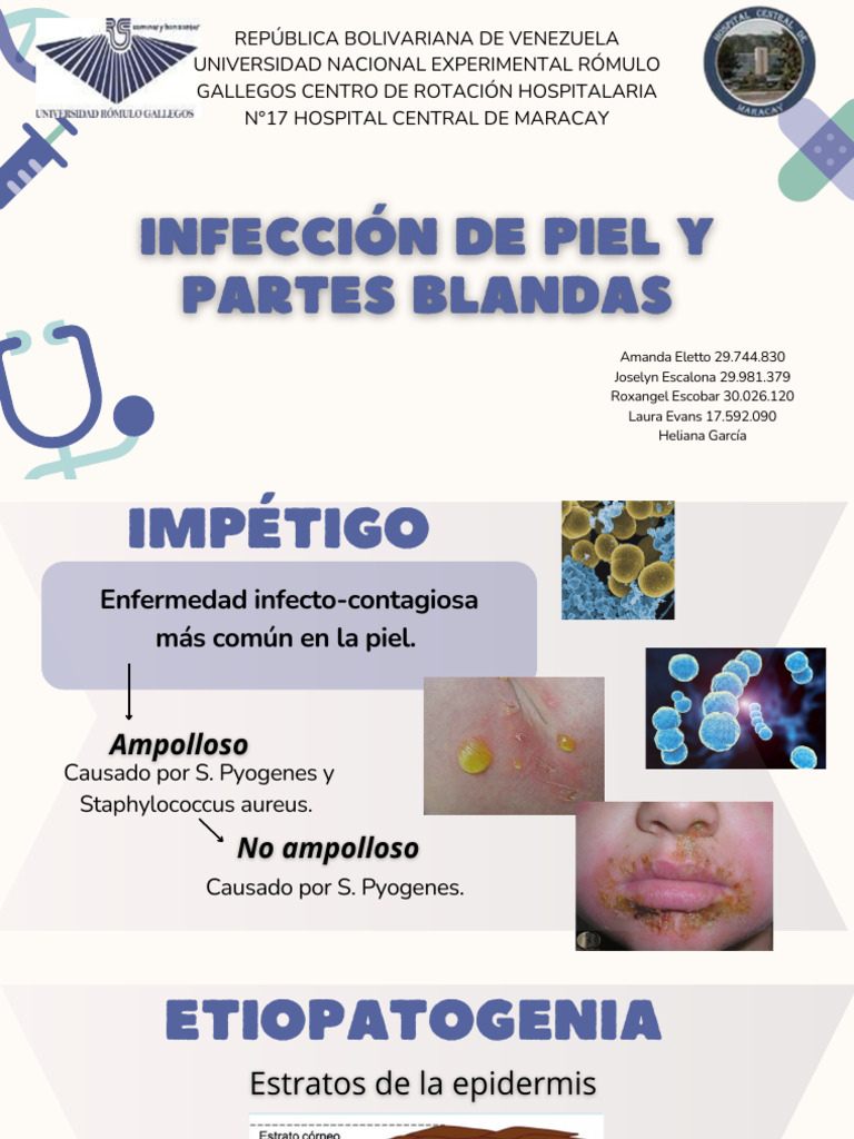 Infección de Piel y Partes Blandas | PDF | Especialidades Medicas ...