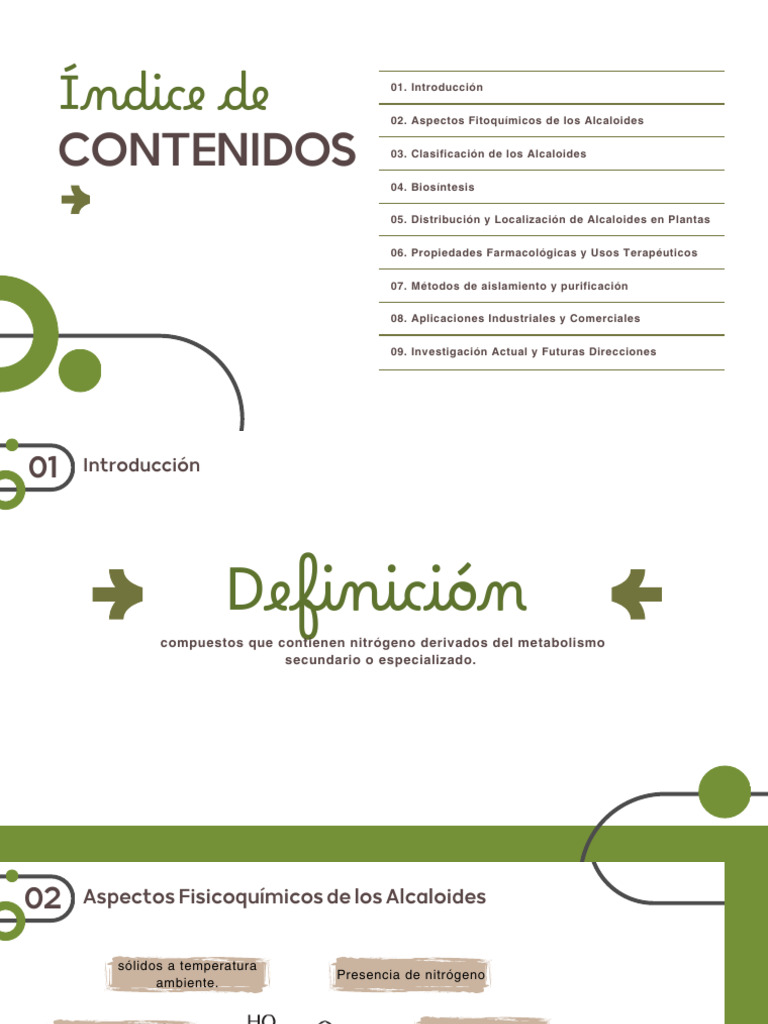 ALCALOIDES | PDF | Alcaloide | Productos naturales