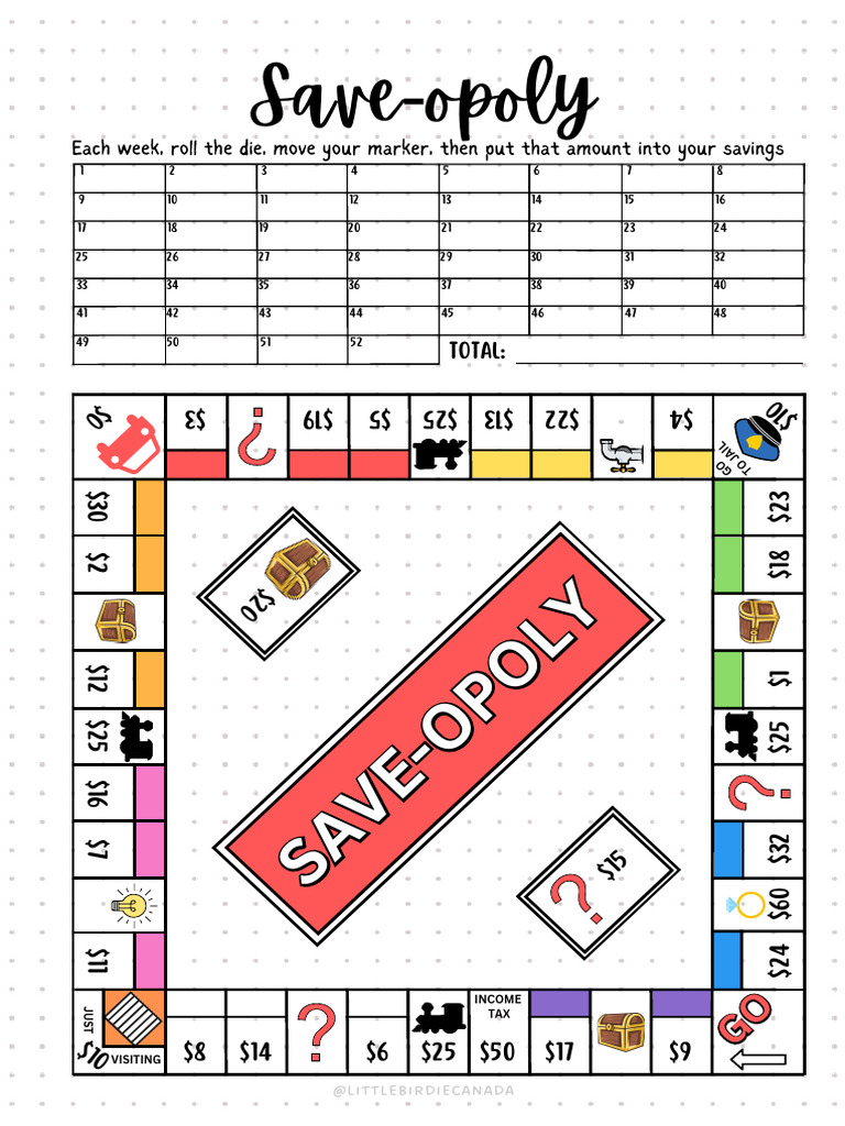 Save-opoly Game Overview | PDF
