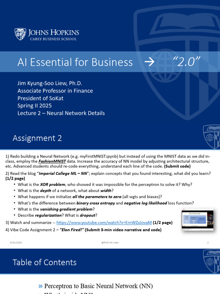 Lecture 2 - Neural Network v1.0 | PDF | Learning | Computational Science