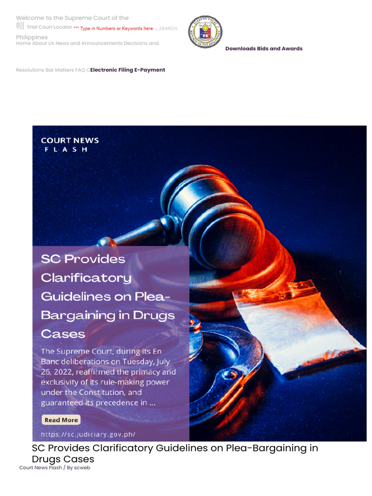Guidelines in Plea Bargaining | PDF | Plea | Plea Bargain
