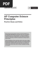 AP Computer Science Principles Exam Reference Sheet | PDF | Boolean Data Type | Computer Science