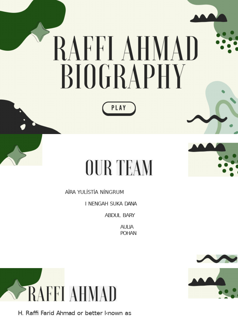 Presentasi Tim 1 - Biografi Tokoh | PDF