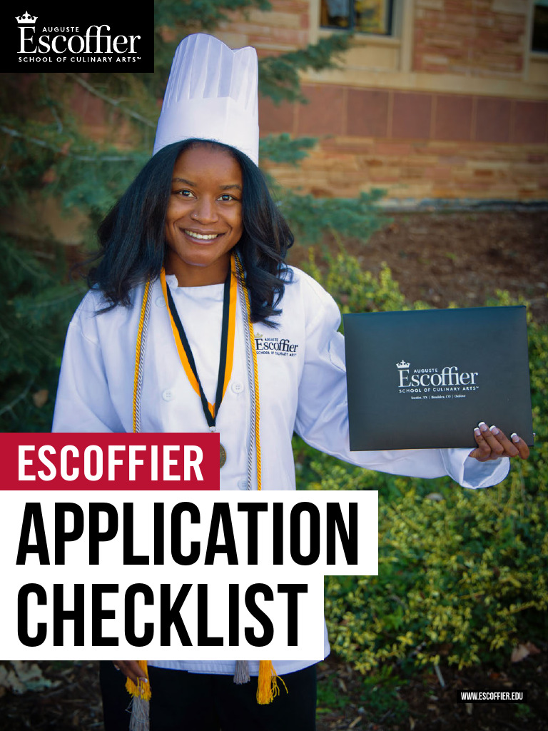 Escoffier Culinary School Application Guide | PDF | General Educational ...