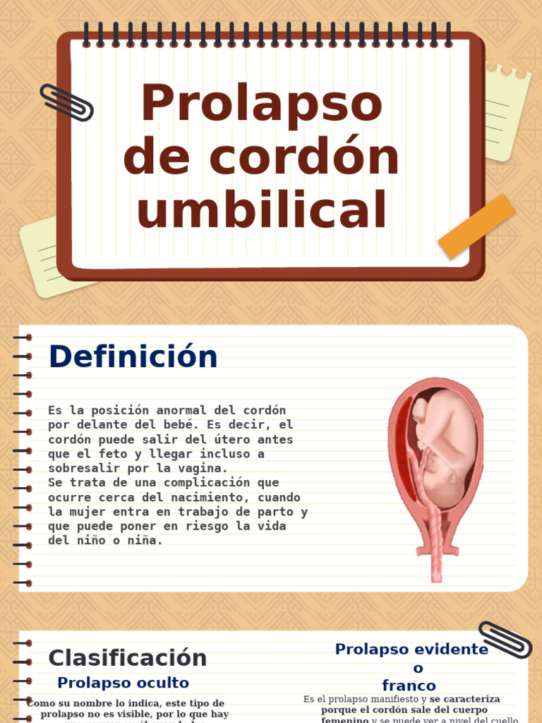 Prolapso de Cordon Umbilical 2 | PDF | Parto | El embarazo