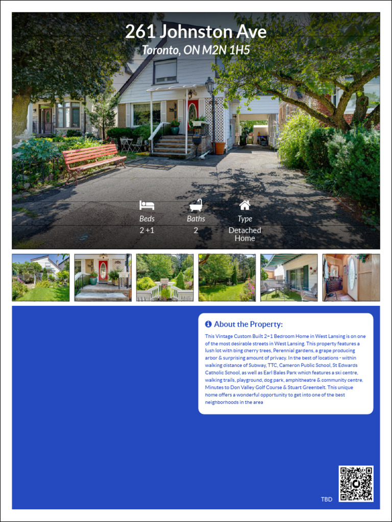 261 Johnston Ave (PDF Flyer) | PDF