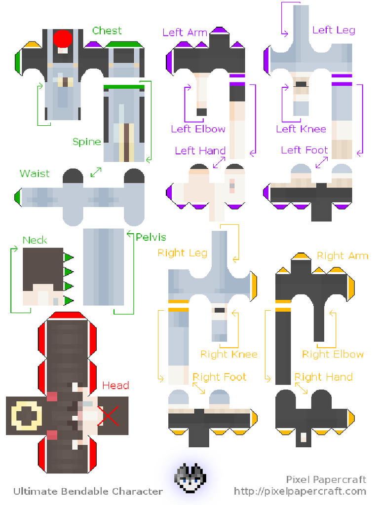 Minecraft Bendable Character | PDF