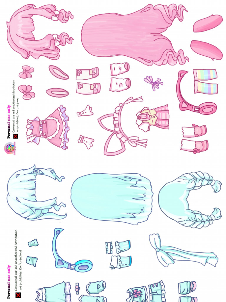 New - Gacha Paper Toy - Pinkpingworld | PDF