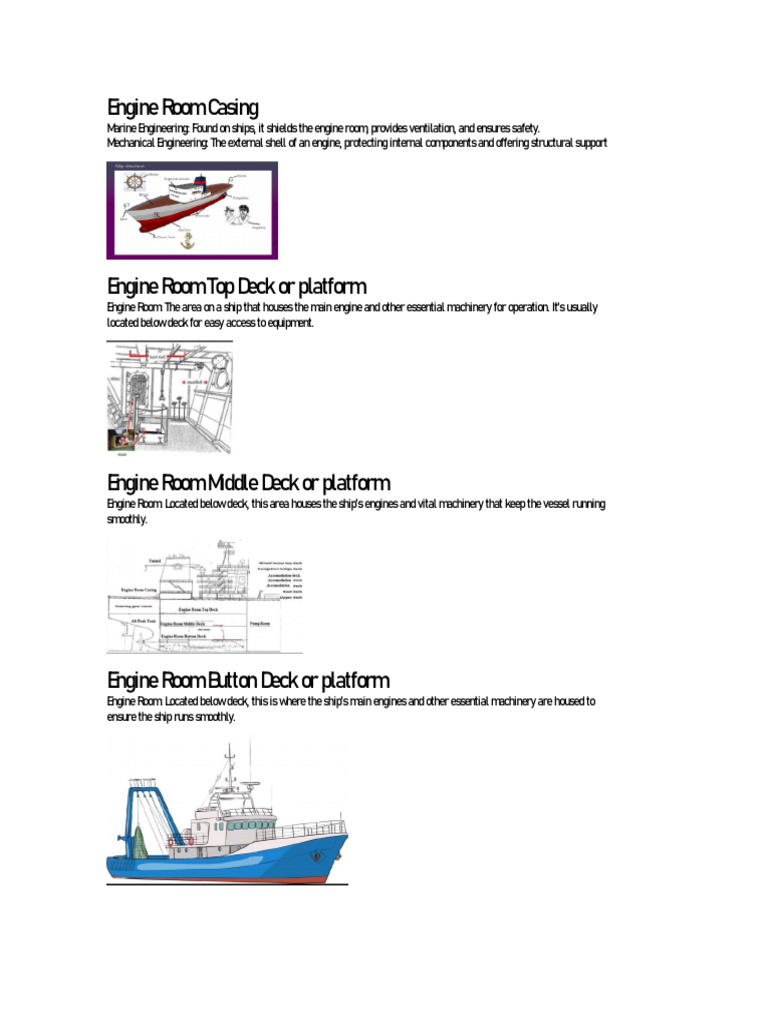 Engine Room Casing Overview | PDF