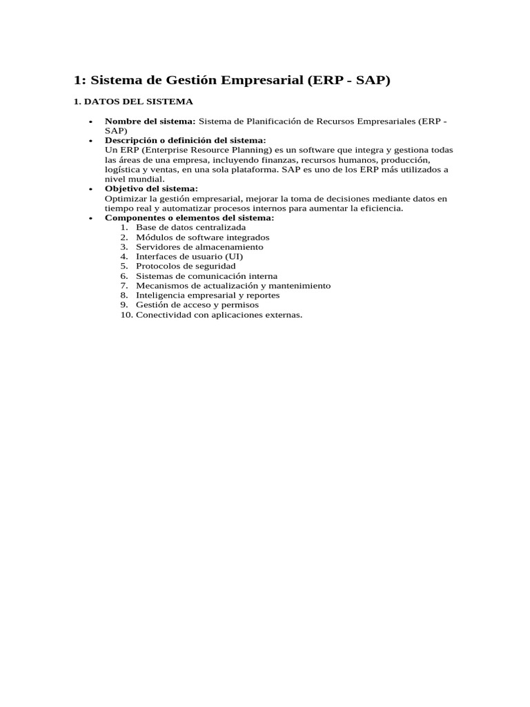 ERP y POS: Gestión Empresarial Eficiente | PDF | Planificación de recursos empresariales | Logística