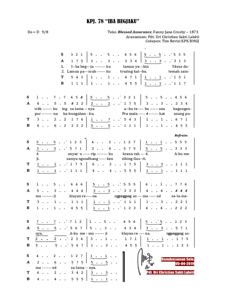 KPJ 78 Iba Begjaku | PDF