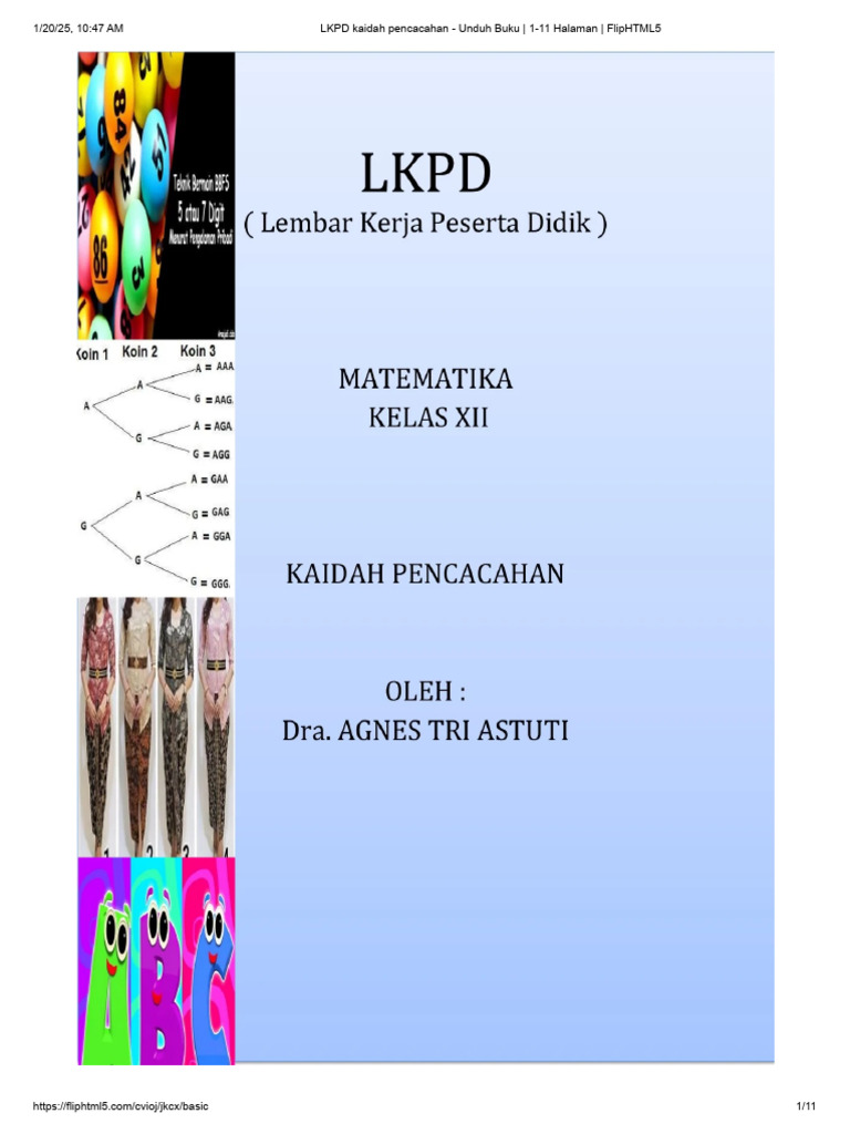 LKPD Kaidah Pencacahan - Unduh Buku - 1-11 Halaman - FlipHTML5 | PDF