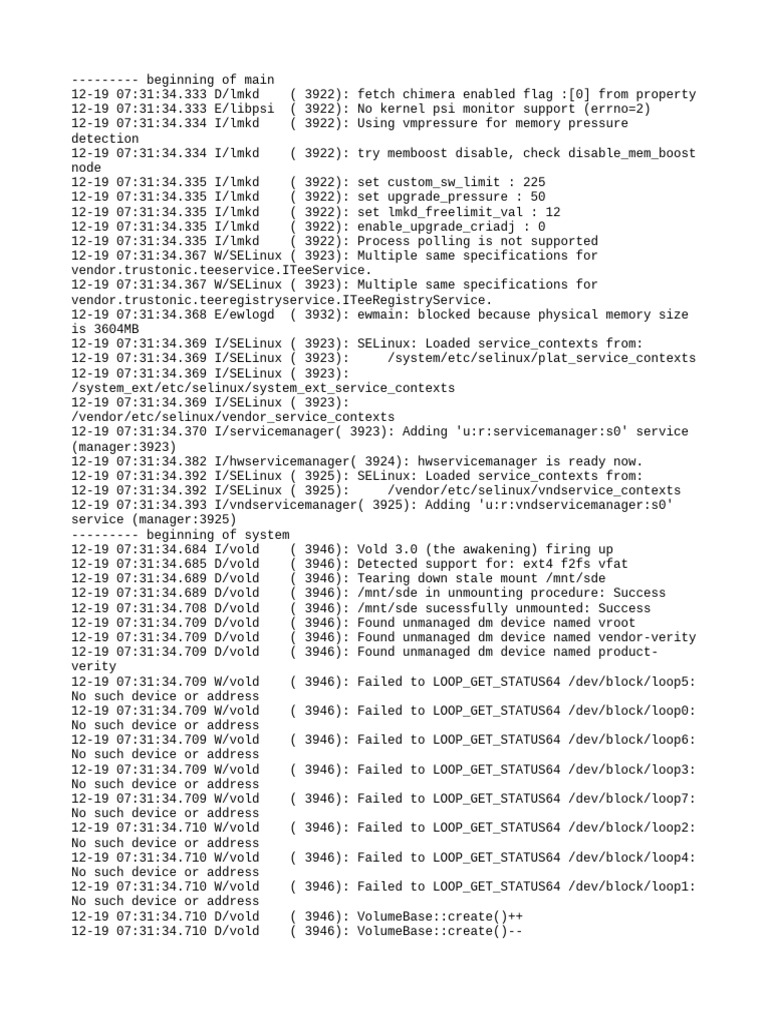 Logcat CSC Update Log | PDF | Data Management | Computer Architecture