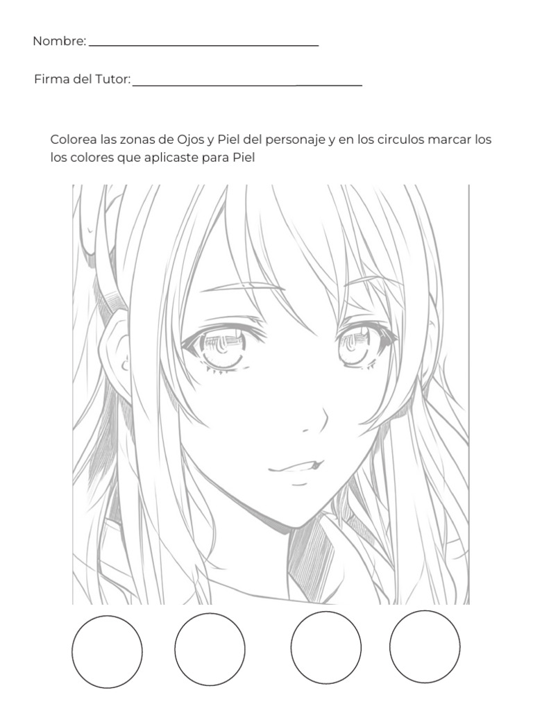 Actividad de Color de Piel y Ojos | PDF