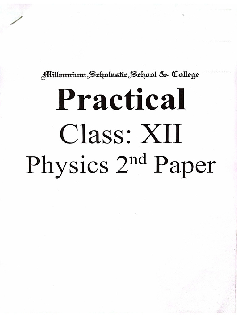 Physics II Lab | PDF
