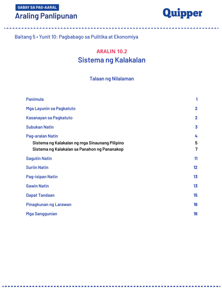 LESSON 2sistema NG Kalakalan | PDF