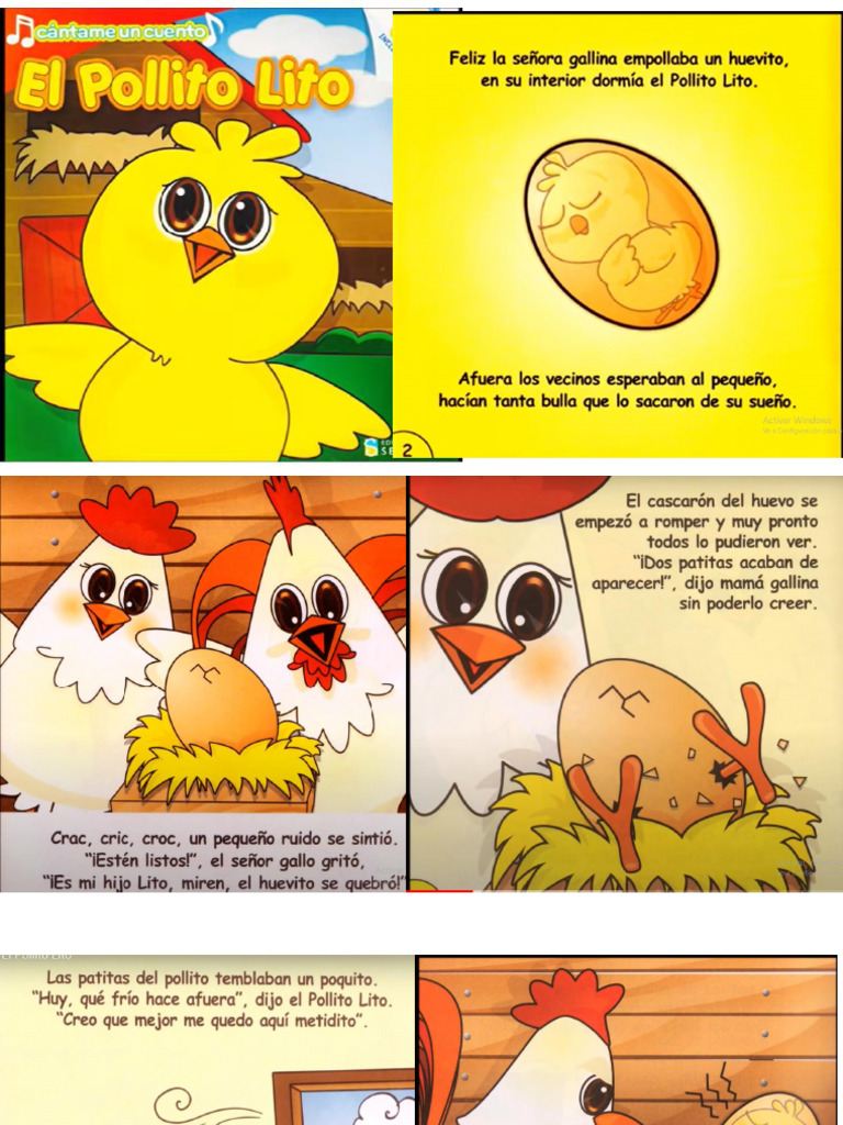 Cuento El Pollito Lito | PDF