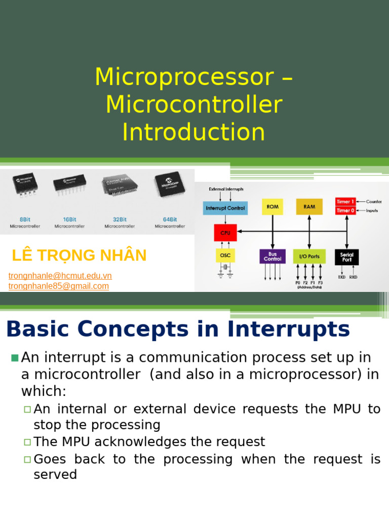 (MCU) Lecture3 - Interrupt | PDF | Microcontroller | Digital Electronics