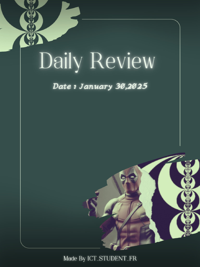 January 30,2025 - Daily Review - Watermark | PDF