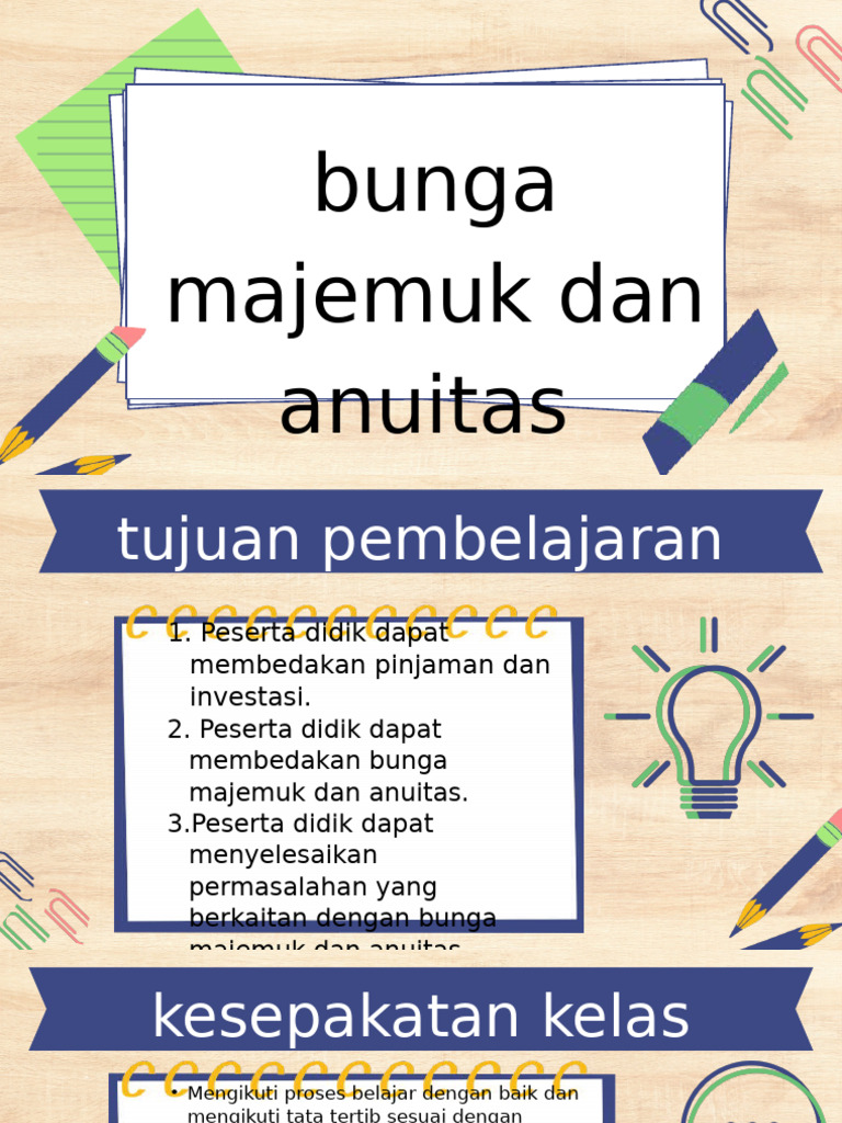 Bunga Majemuk dan Anuitas: Panduan Belajar | PDF