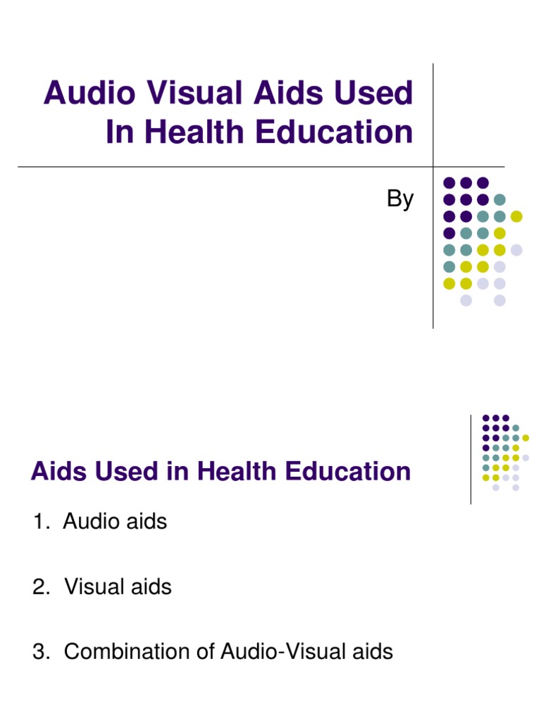Types of Audio Visual Aids in Health Education | PDF | Flashcard ...