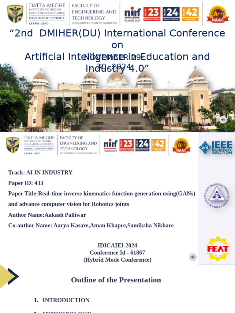 Research Paper Presentation | PDF | Robotics | Computing