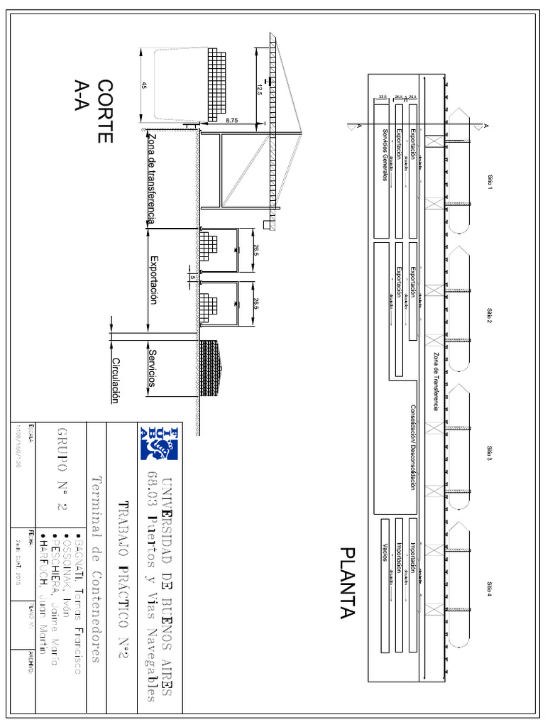 PLANO Terminal Contenedores | PDF
