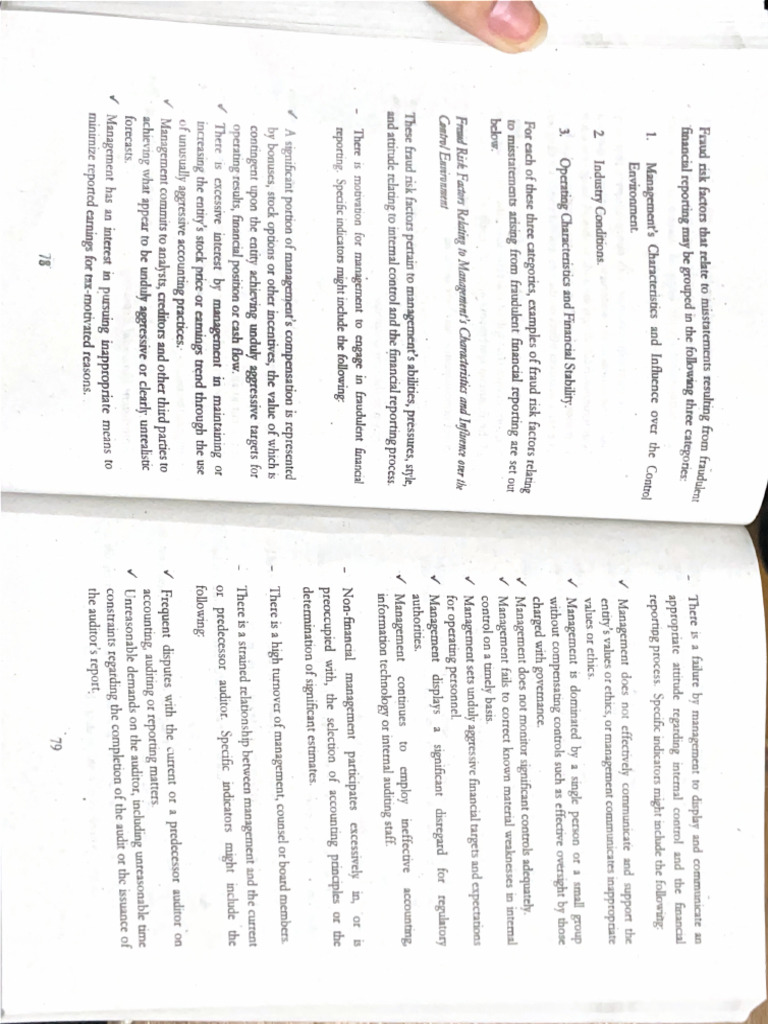Fraud Risk Factors | PDF
