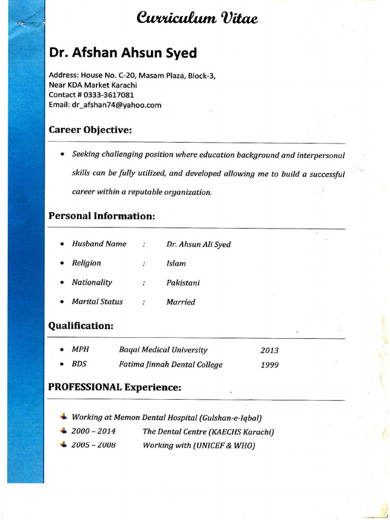 Dr. Afshan C.V | PDF