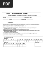 2024 KCSE MATHS pp1 | PDF