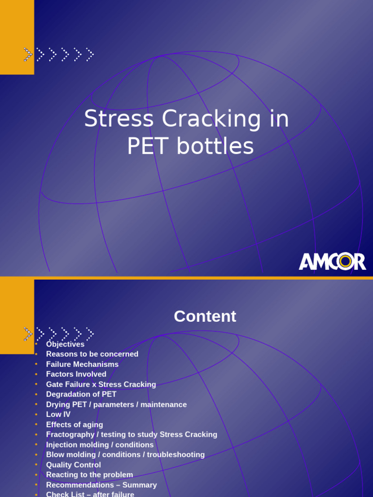 Preventing Stress Cracking in PET Bottles | PDF | Fracture | Strength ...