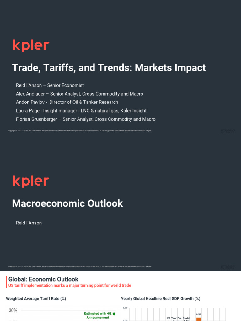 Trade Tariffs and Trends The Macro Commodity Connection 4.3.2025 | PDF | Inflation | Liquefied ...