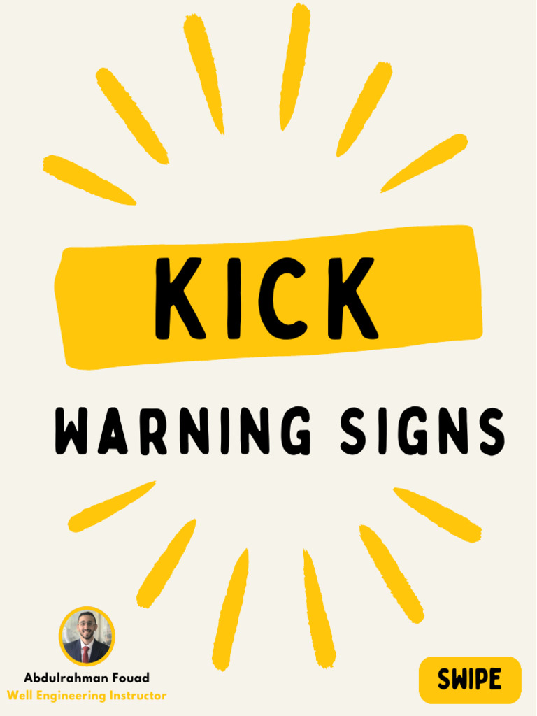 Kick Warning Signs by ABDULRAHMAN FOUAD | PDF | Pump | Shale