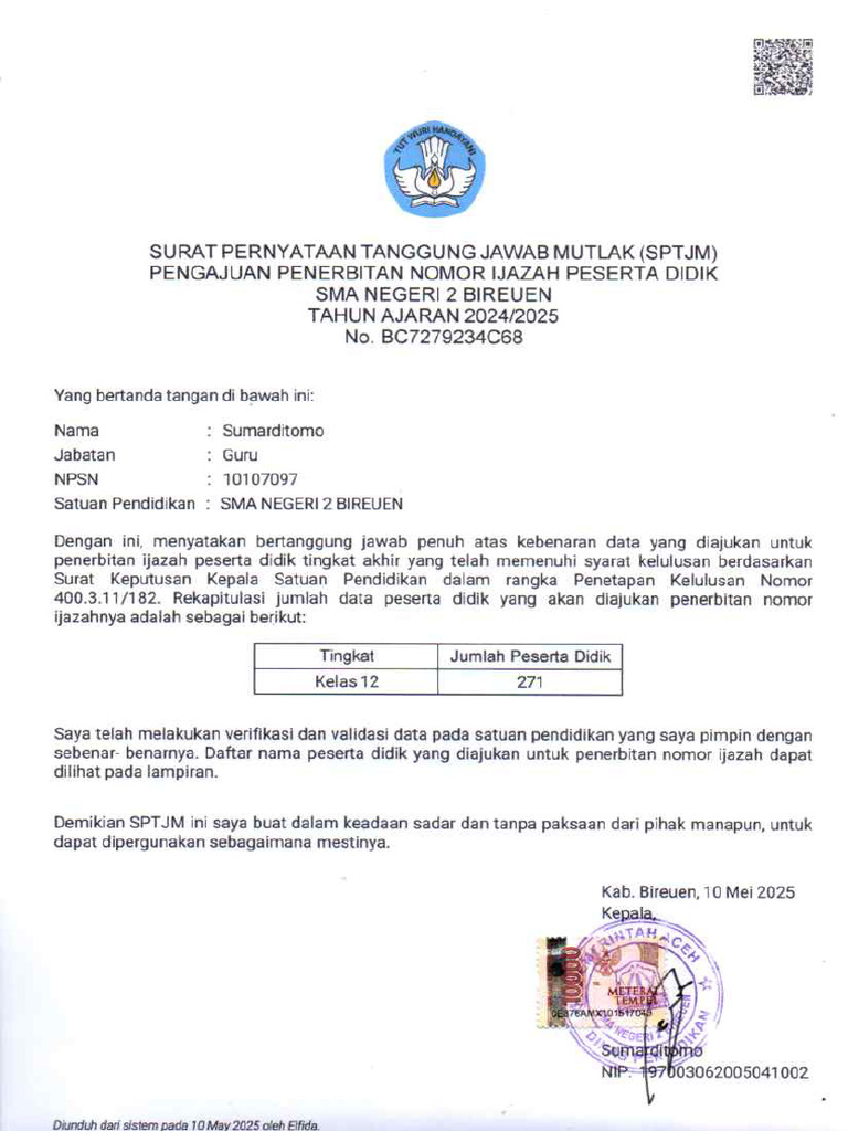 STPJM KELULUSAN | PDF