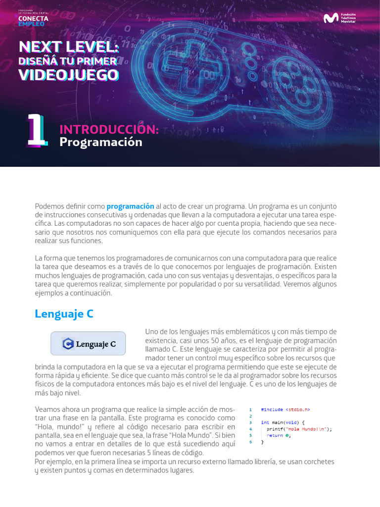 next level_módulo 1_introducción programación | PDF | Programación de computadoras | Algoritmos