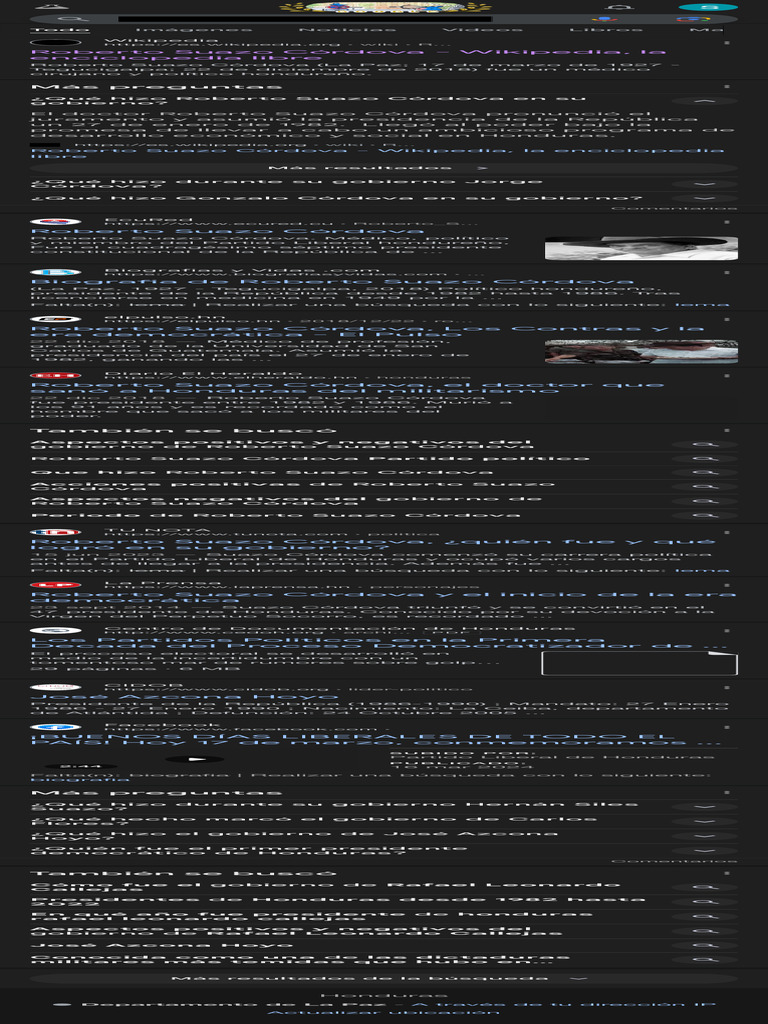 Roberto Suazo Córdova Biografia Lema de Su Gobierno - Buscar Con Google ...