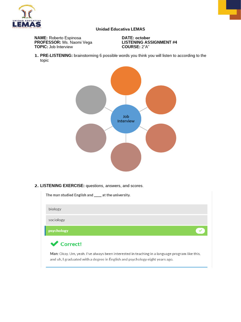 Listening 4 | PDF
