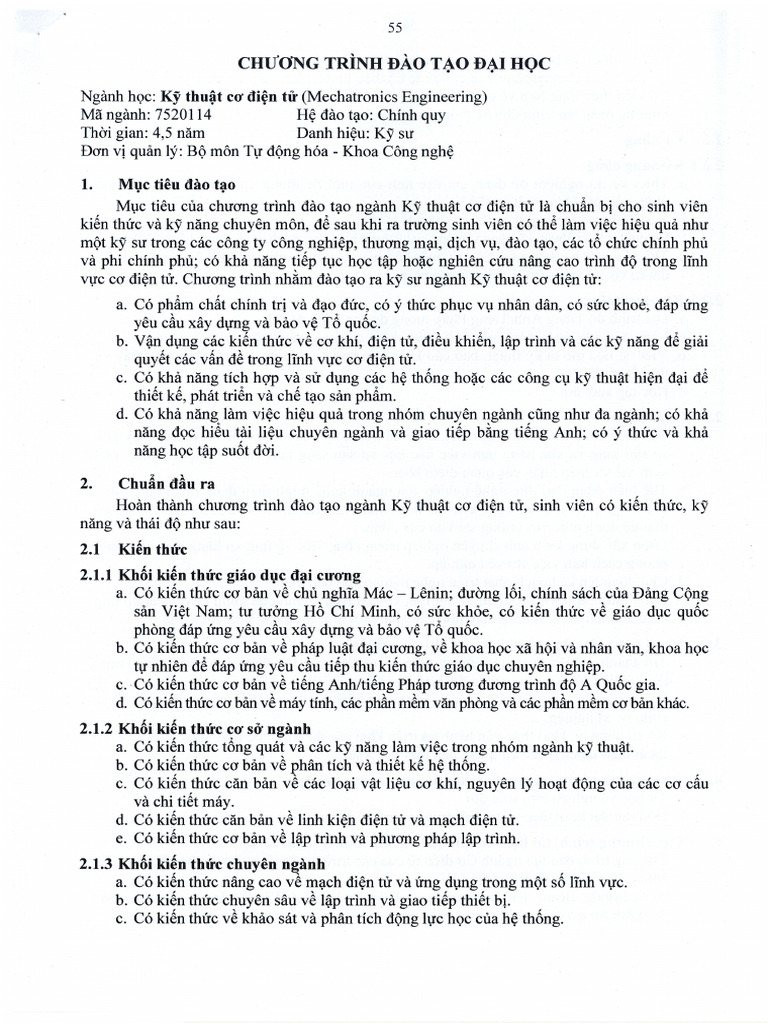 Ky Thuat Co Dien Tu | PDF