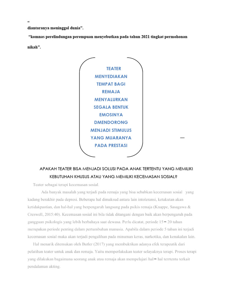 Pembelajaran Kelas Akting | PDF