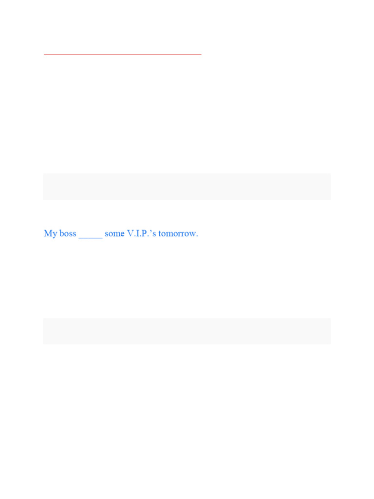 Simple Future Tense Examples Sentences | PDF