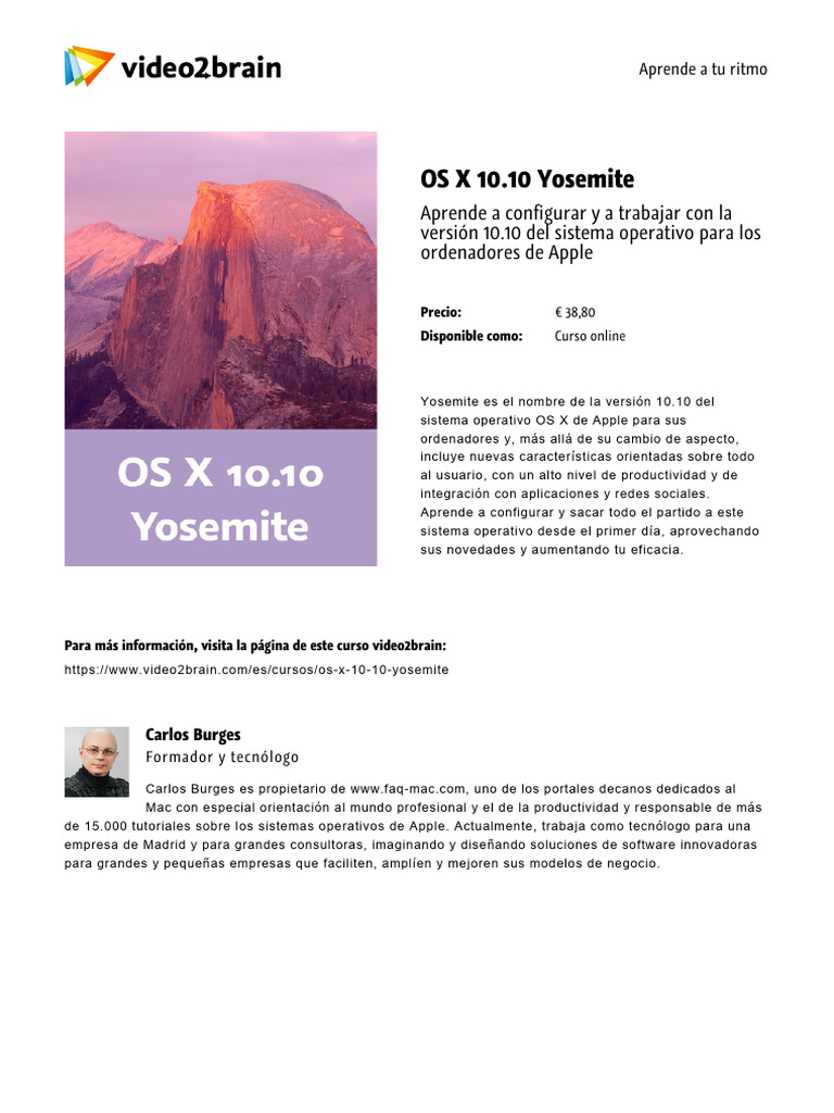 Os X 10 10 Yosemite | PDF