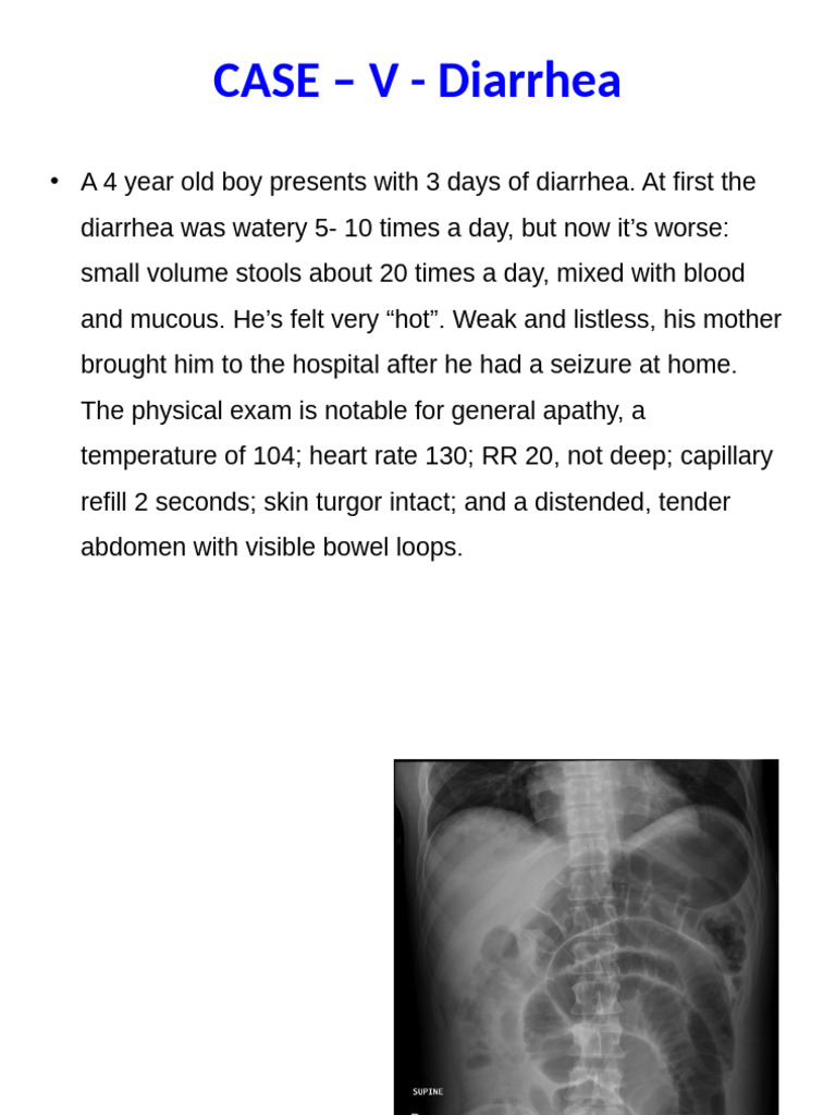 Diarrhea Case-2 To Students | PDF | Diarrhea | Medical Specialties