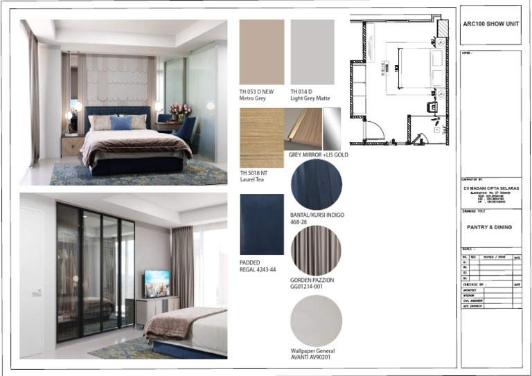 Arc100 - Show Unit 1 Master Bedroom | PDF