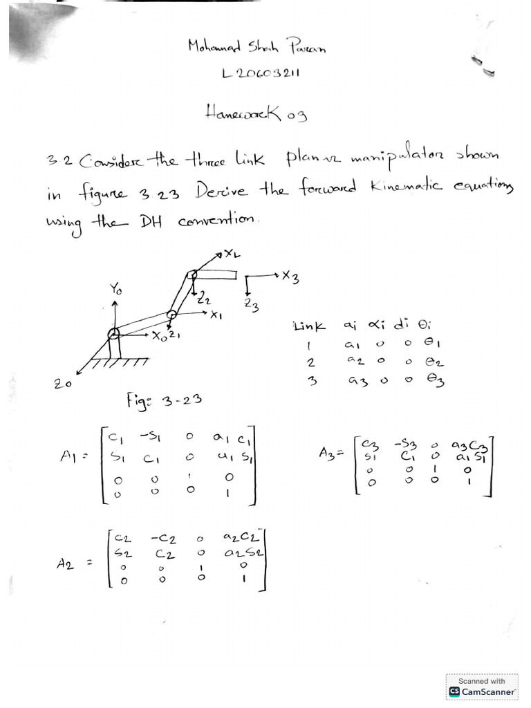 Homework 03 L20603211 Mohammad Shah Paran | PDF