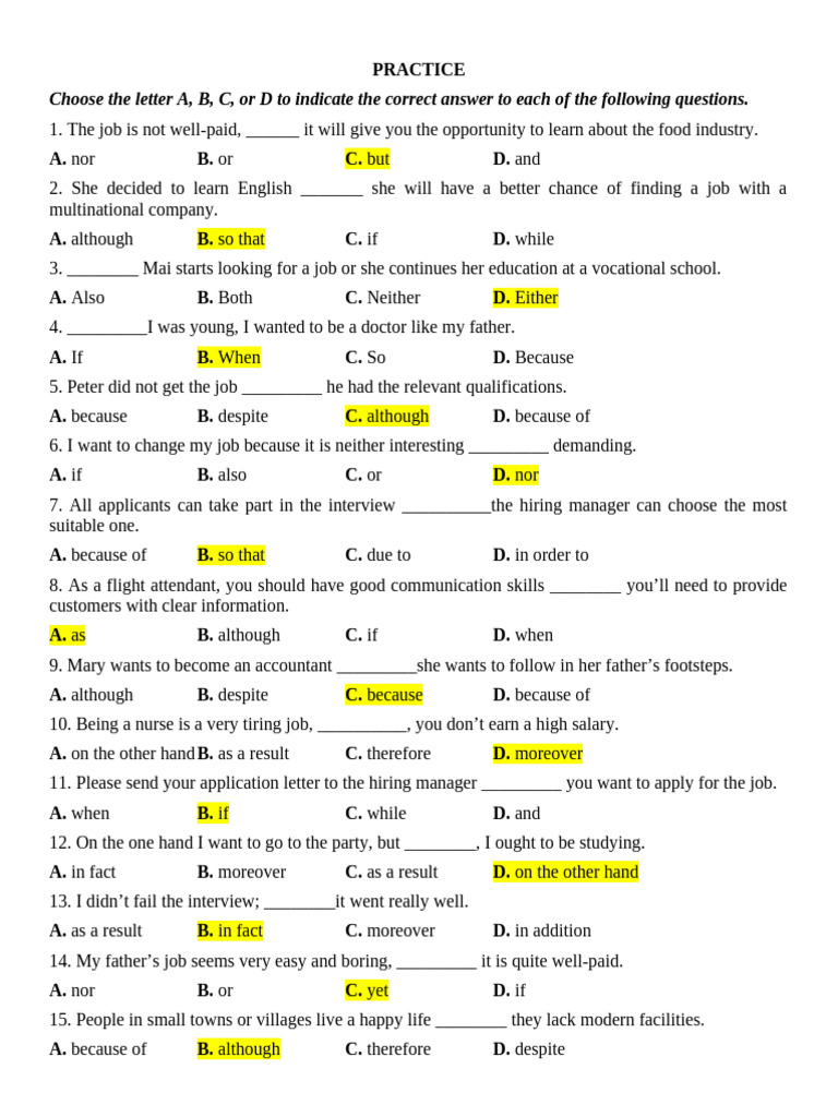 Unit 4 - Grammar Practice | PDF
