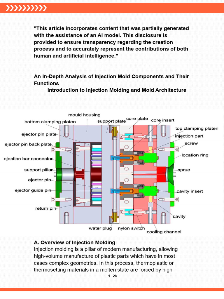 Injection Mold Structure Overview | PDF | Materials | Secondary Sector ...