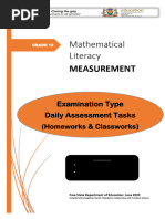 Grade 12 Mathematical Literacy Workbook | PDF | Area | Circle