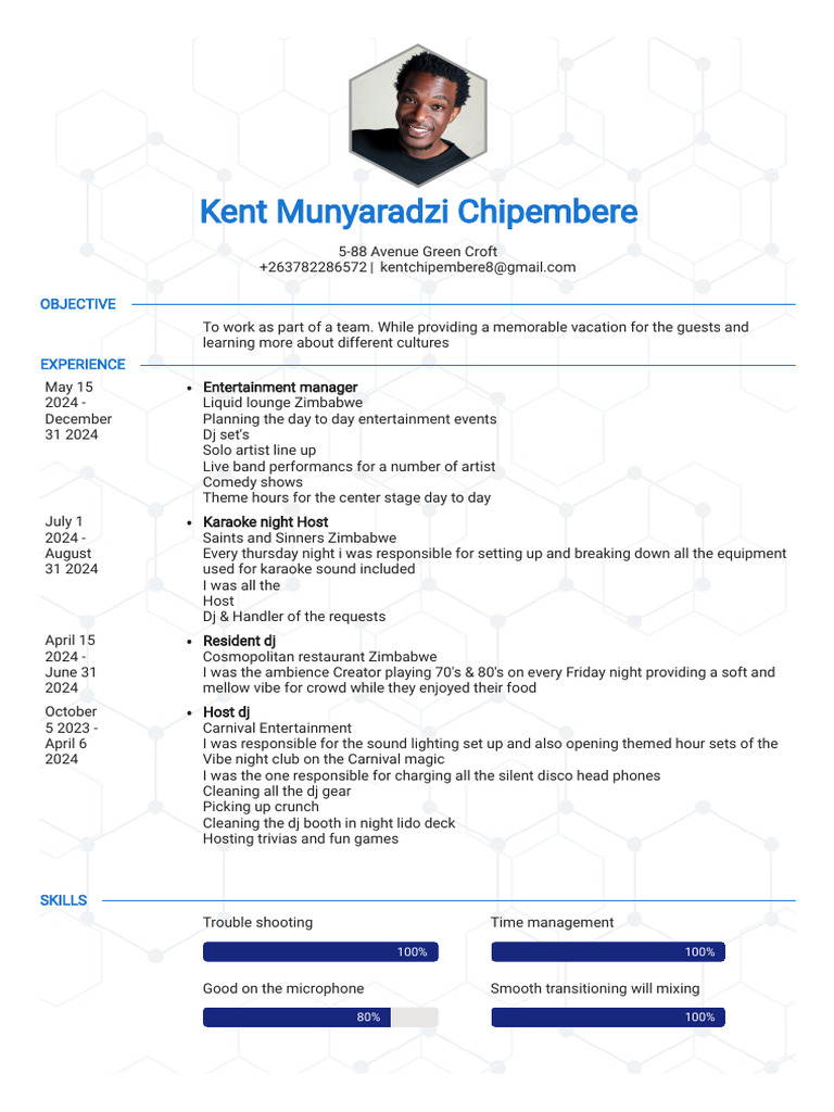 DJ Kent CV Updated | PDF