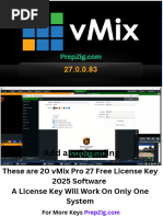 VMix Pro 28.0.0.42 Download Vmix Registration Key Bundle 2025 | PDF ...